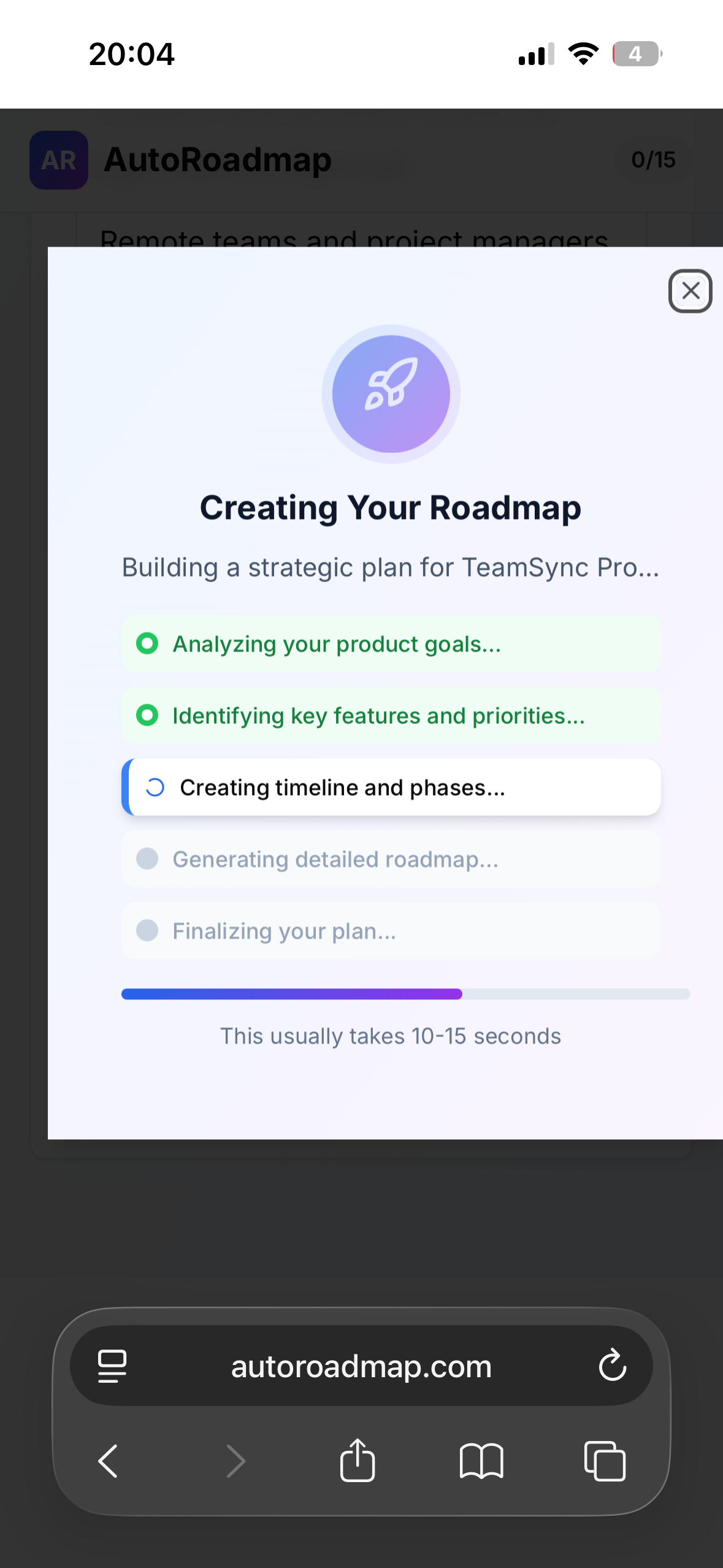 AutoRoadmap - AI-Powered Product Roadmap Generator